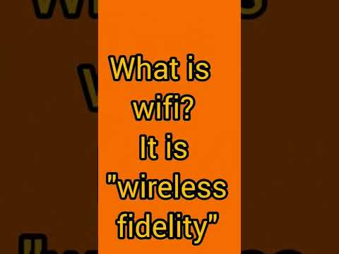 full form of wifi #wifi @Readvest