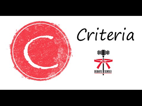 Criteria