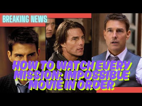 *š¬ āMission Accepted: Watch Every āMission: Impossibleā Movie in Perfect Orderā* Breaking News