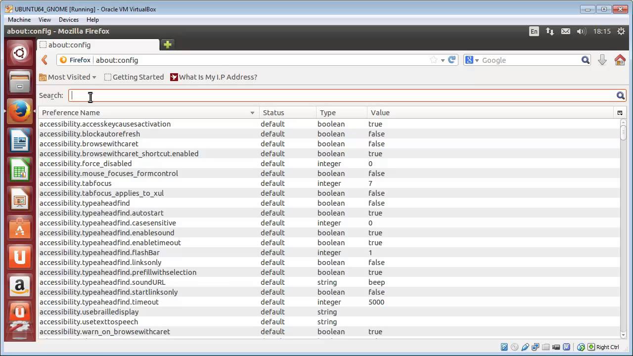 Enable/Disable JavaScript in Mozilla Firefox web browser (LINUX)