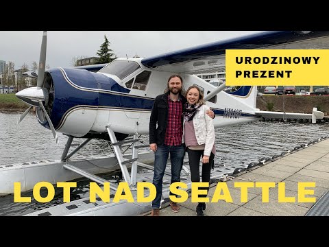 Lot widokowy nad Seattle w Seaplane - start i lądowanie na wodzie!!