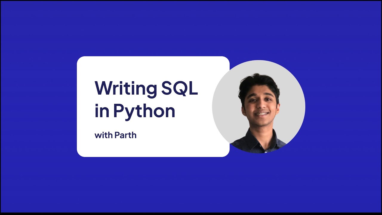 Writing SQL in Python