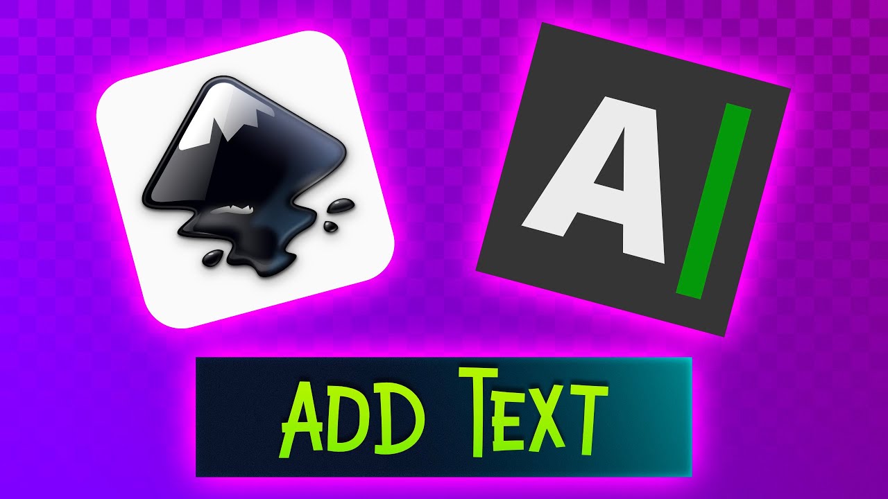 Inkscape How to Add Text to your Project Tutorial