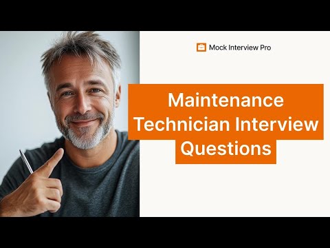 Most Common Maintenance Technician Interview Questions