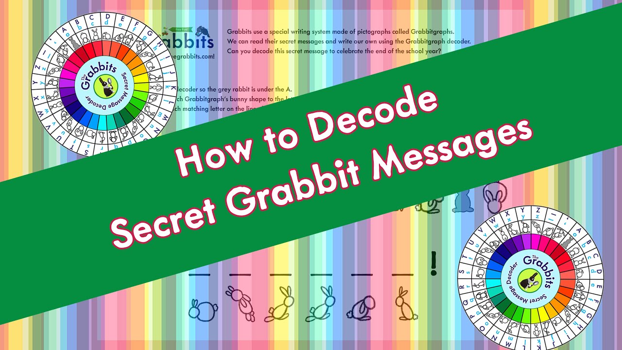 How to Decode a Secret Grabbit Message!