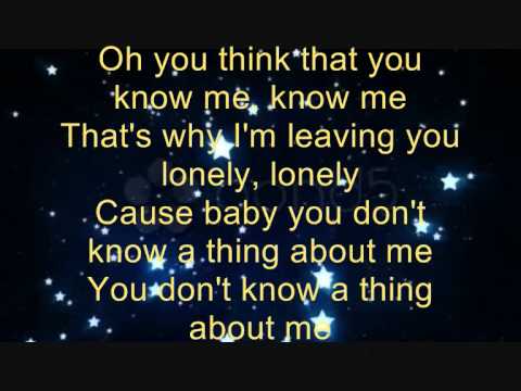 Kelly Clarkson - Mr. Know It All Lyrics
