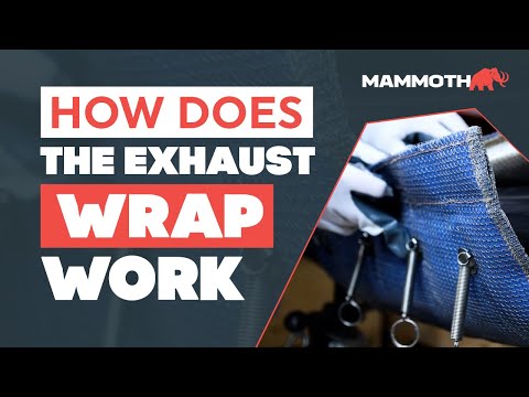 How does the exhaust wrap work?