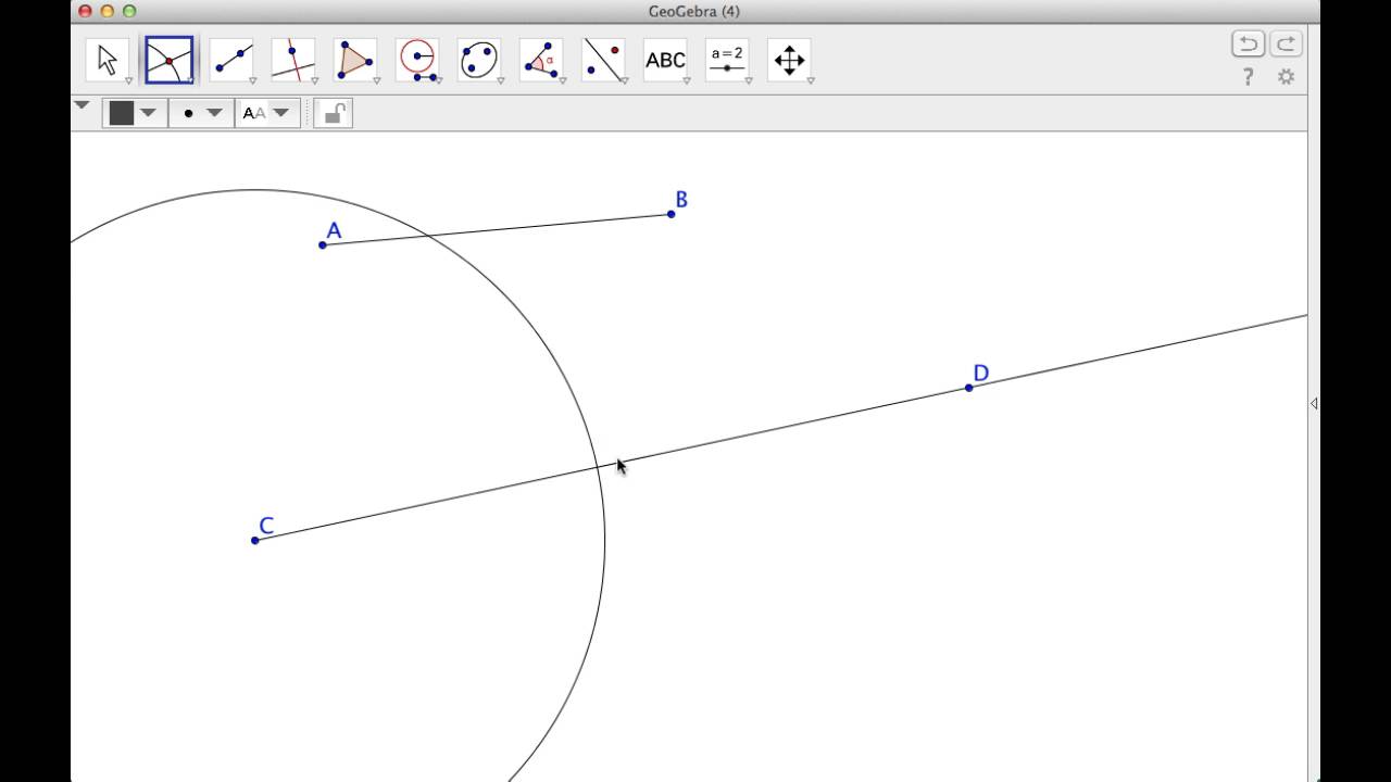 Geometry Construction - Copy a Segment