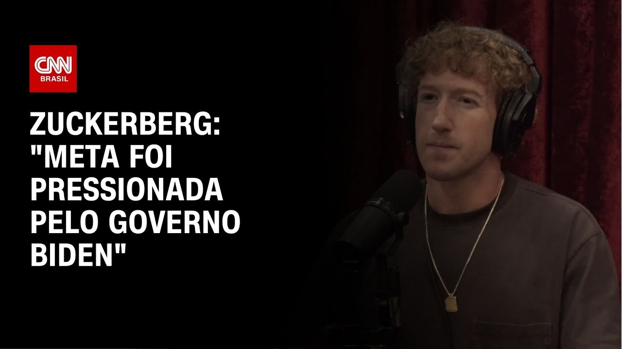 Zuckerberg diz que a Meta foi pressionada pelo governo Biden para remover conteúdos da ...