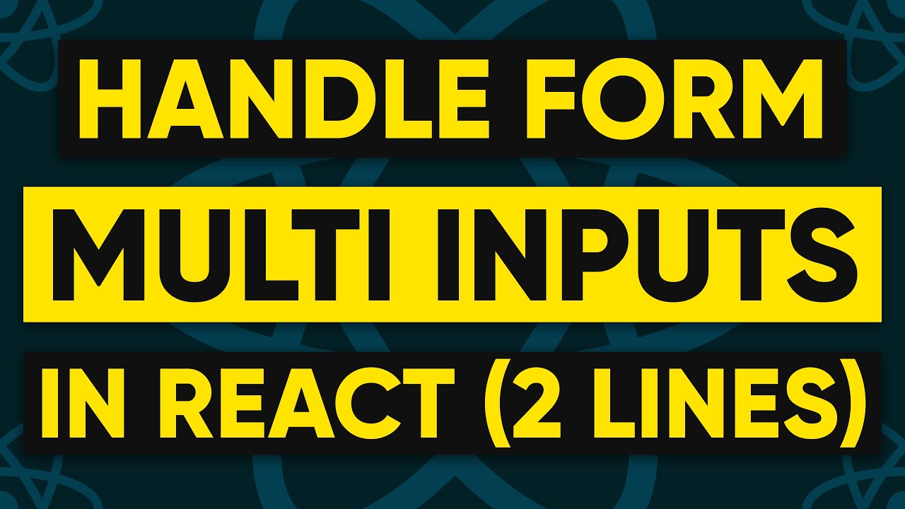 Handling Complex Multiple Input Form States in React [2 LINES ONLY]