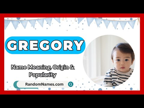 Gregory - Baby Boy Name Meaning, Origin & Popularity - RandomNames.com