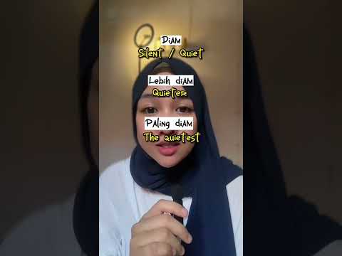 "Bisa diam gak?" dlm B.Inggris? 🤫#english #indonesia #education #belajar #learning #fyp