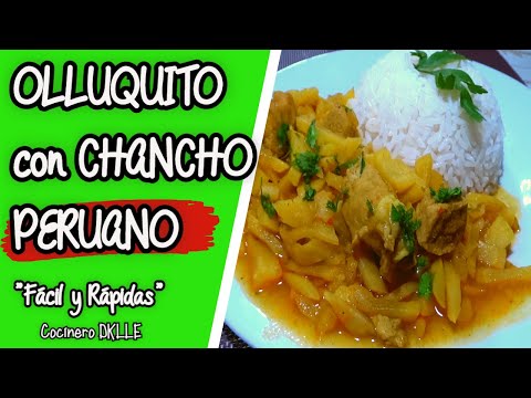 Como Hacer OLLUQUITO con CHANCHO (Peruano 🇵🇪 )| 😱 Olluquito con CHANCHO Receta Fácil y Rápida