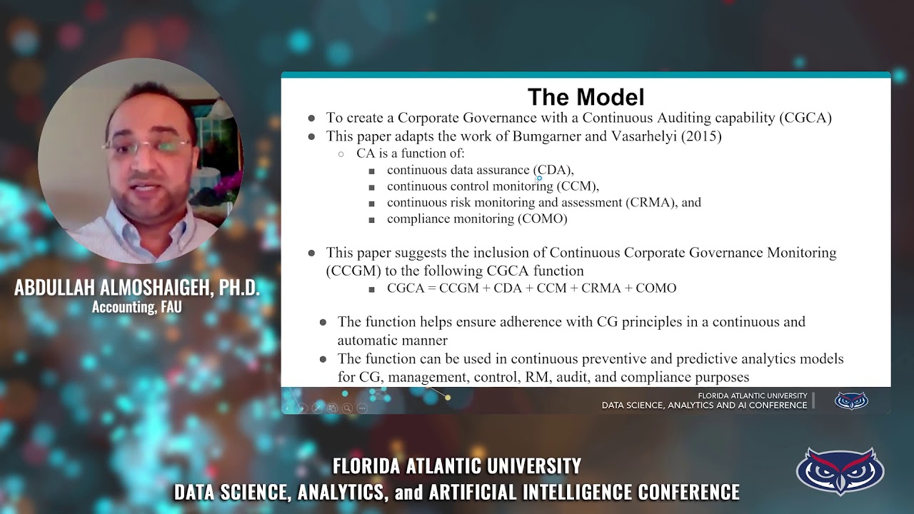 Abdullah Almoshaigeh: FAU Virtual Data Science, Analytics, and AI Conference 2020