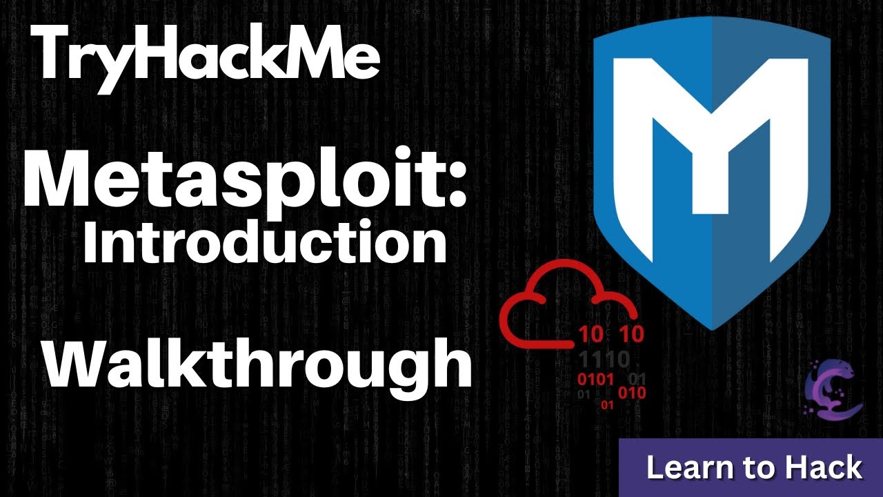 TryHackMe - Metasploit: Introduction Walkthrough (CompTIA PenTest+)