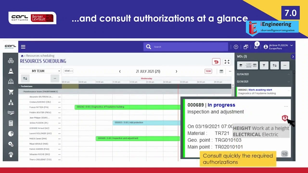 CMMS V7 0 #2 Resources Scheduling