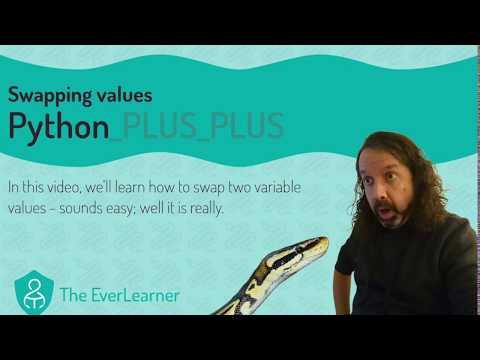 Swapping variable values in Python