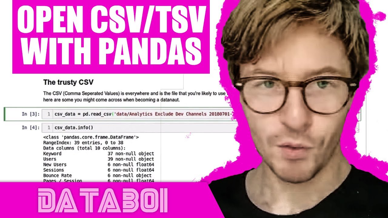 Read CSV File in Python Pandas | Learn Python For Marketing