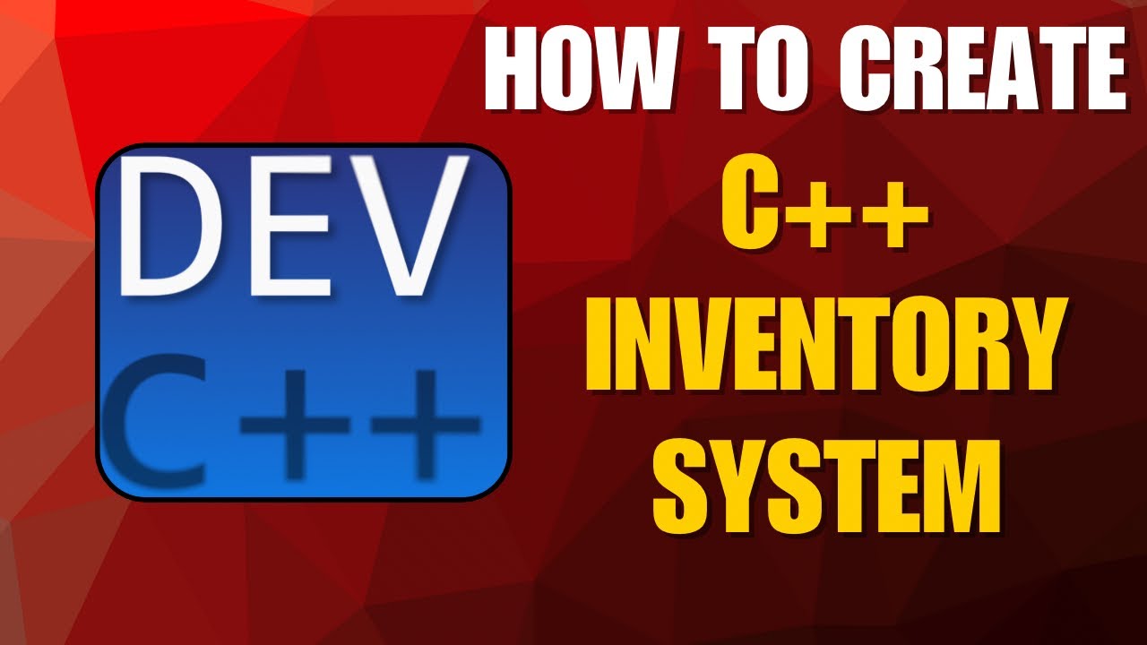How to Make a Simple Inventory System in C++