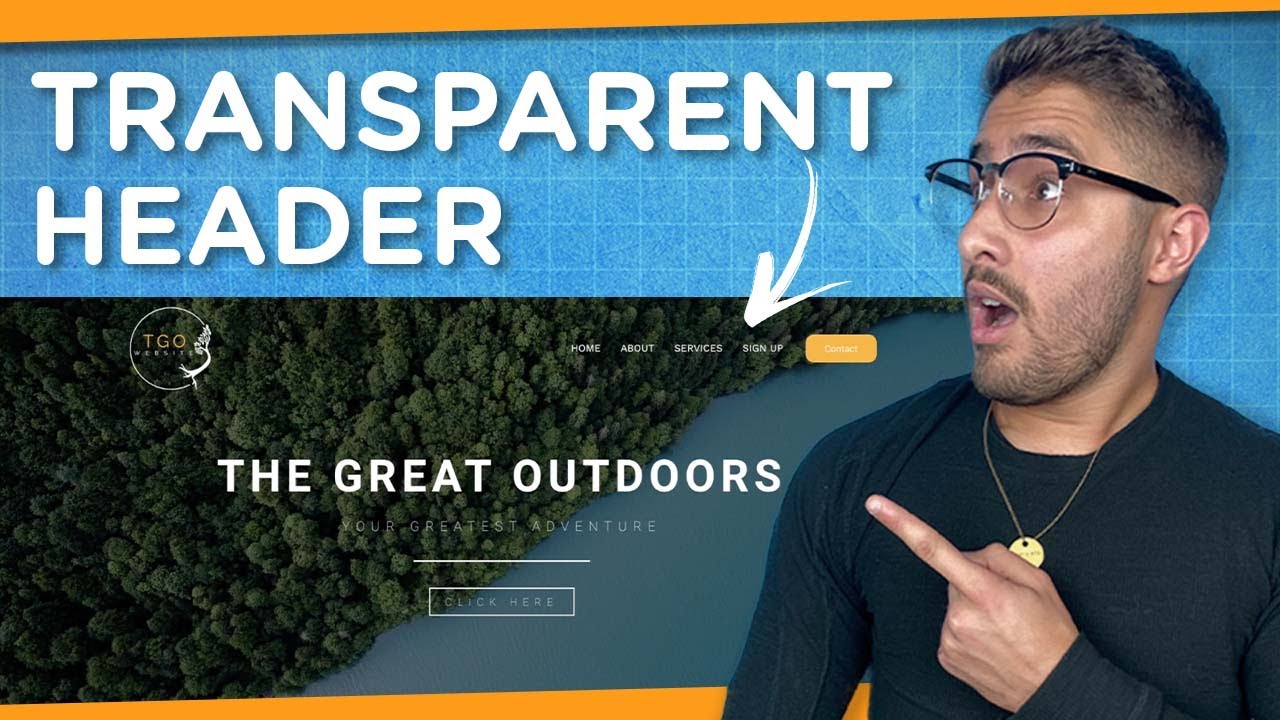 How to Add a Transparent Header to Your WordPress Website | Astra + Elementor Tutorial