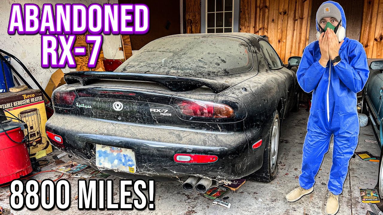 Barn Find Gold: Mazda RX-7 With 8K Miles Gets First Wash in 23 Years ...