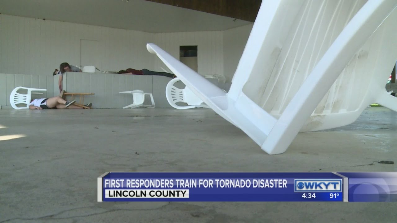 Tornado disaster training