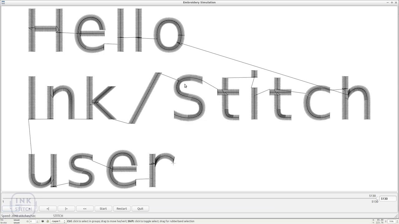05 Lettering - Ink/Stitch Beginner Tutorial Series