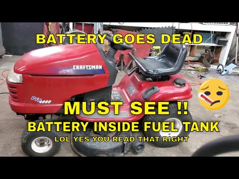 Craftsman Riding Mower with Briggs and Stratton Battery Goes Dead. How to Test for a Draw on Battery