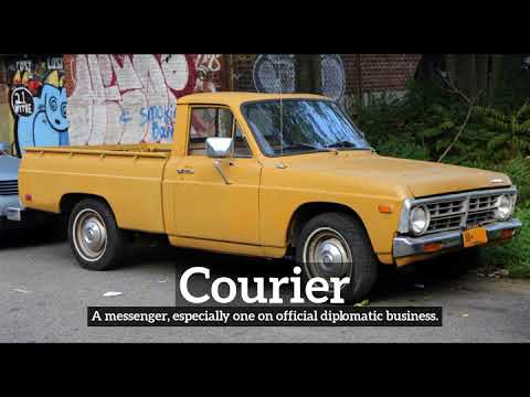 What is Courier? | How Does Courier Look? | How to Say Courier in English?
