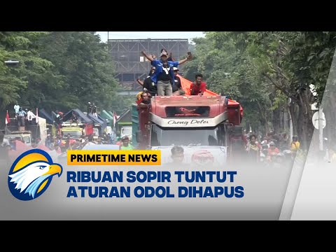 Demo Sopir Truk Jawa Timur Tolak Aturan ODOL - [Primtime News]
