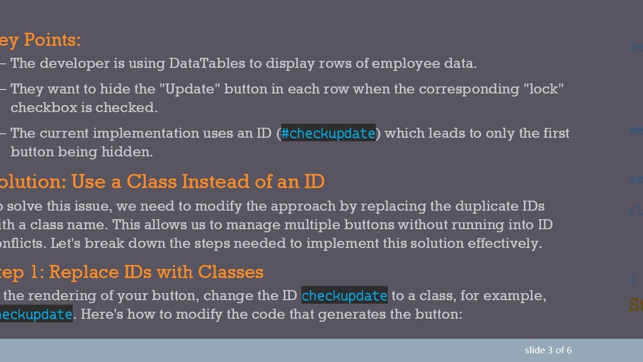 How to Fix Your JavaScript Button Visibility Issue with DataTables