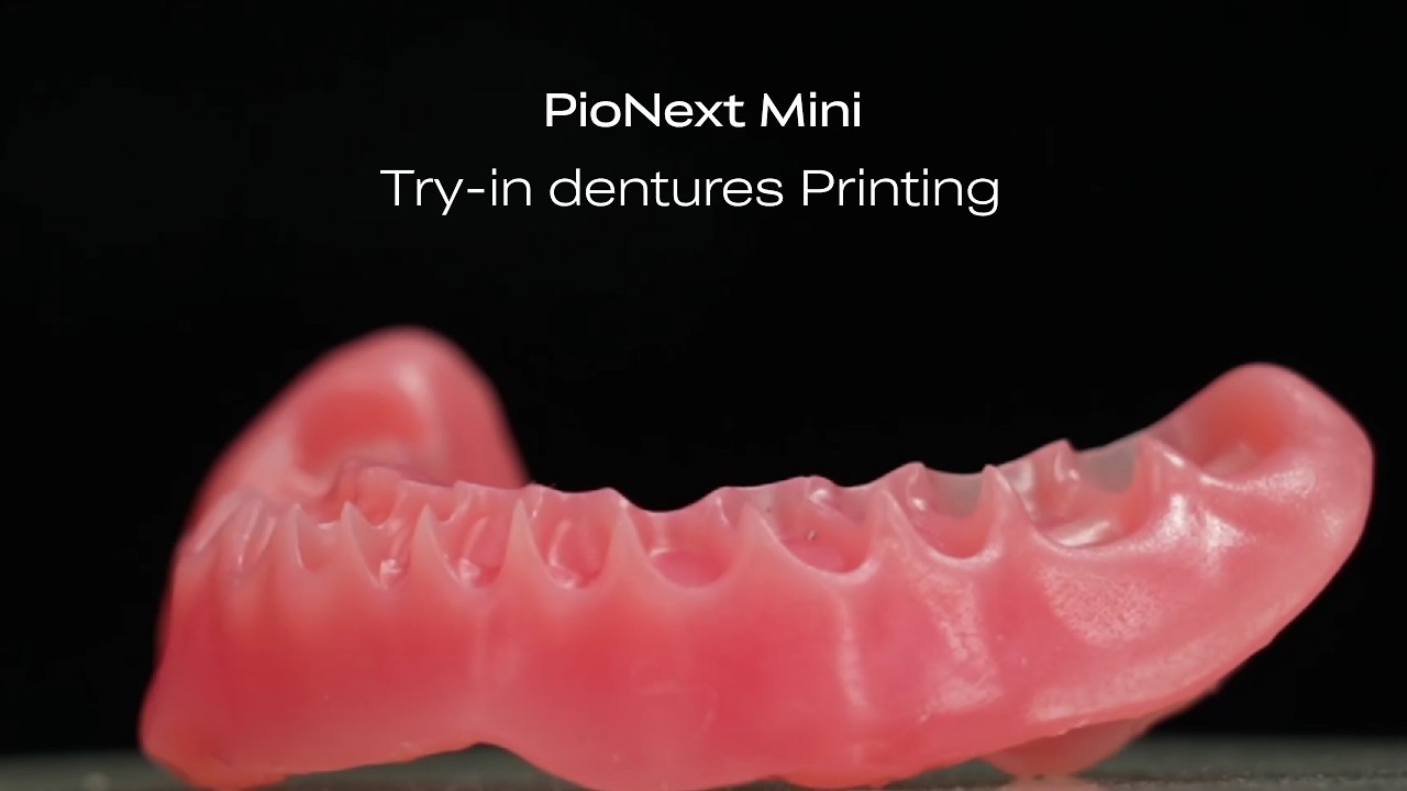 Pionext Mini | Try-in dentures Printing