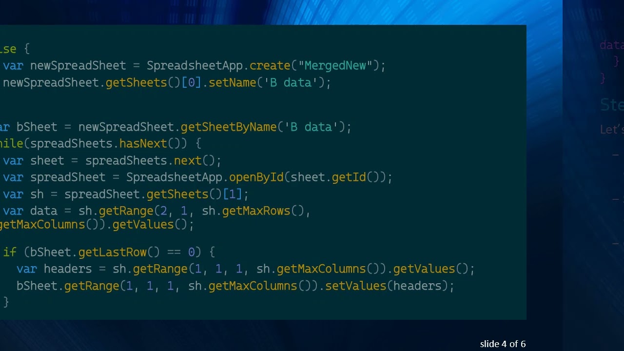 How to Append Multiple Google Sheets Files into One Google Sheet using App Script