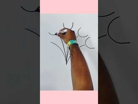 Flower bunch drawing easy #draw_with_ankan #viralyoutubeshorts #shorts