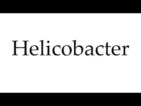 How to Pronounce Helicobacter