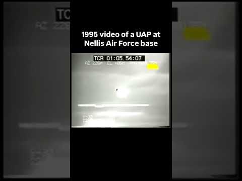1995 video of the 'UAP' at Nellis Air Force base #shorts #shortsfeed #alien #area51
