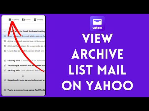 How to View Archive List Mail on Yahoo (2024) | See Archive List Mail on Yahoo