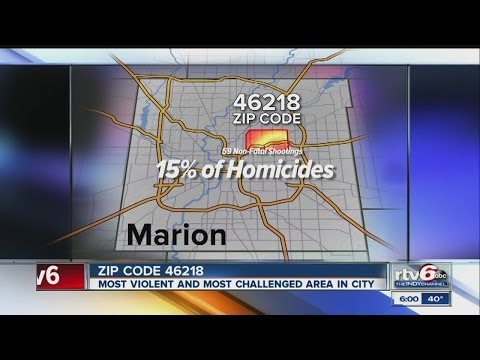 ZIP code 46218: Most violent, challenged area in city