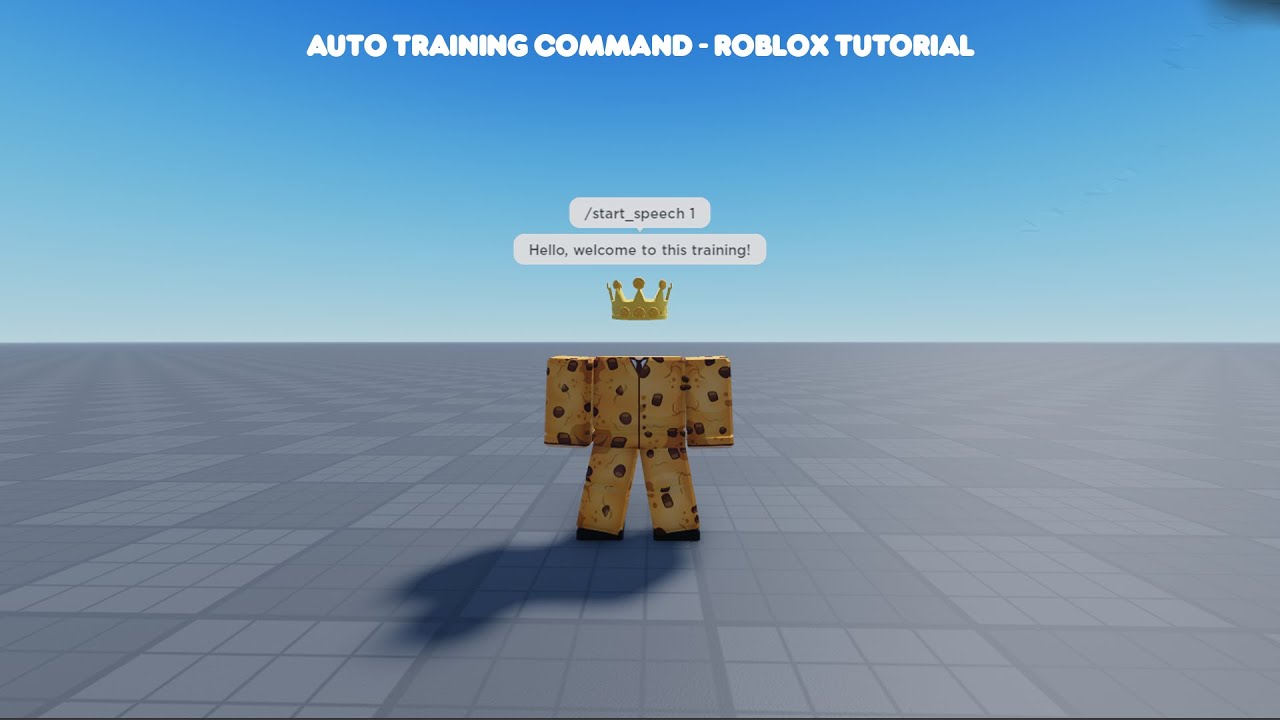 Roblox Tutorial - How to make speech commands for training