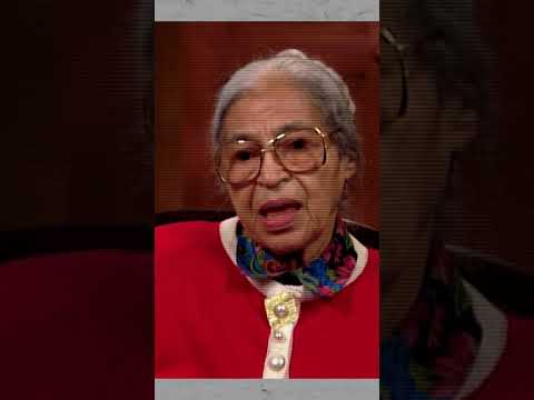 The Beginning of Rosa Parks telling her story #rosaparks