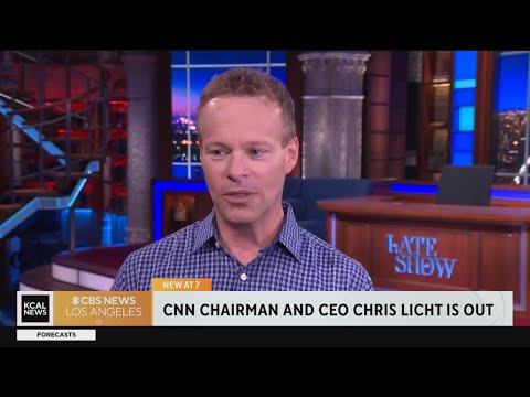 CNN Chairman and CEO Chris Licht steps down