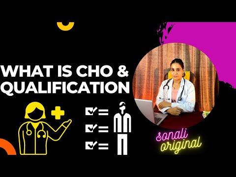 What is C.H.O & Qualification ?💁🏻♀️