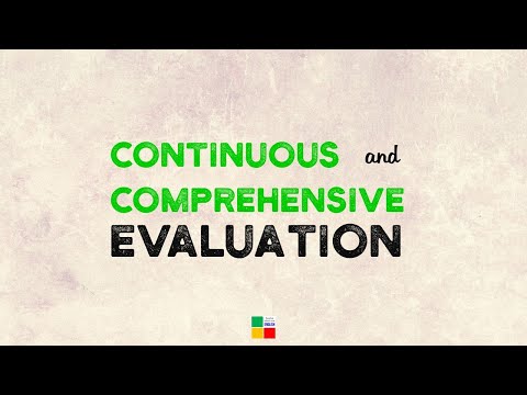 Continuous and Comprehensive Evaluation (CCE) ||Assessment and Evaluation || tsin-eng