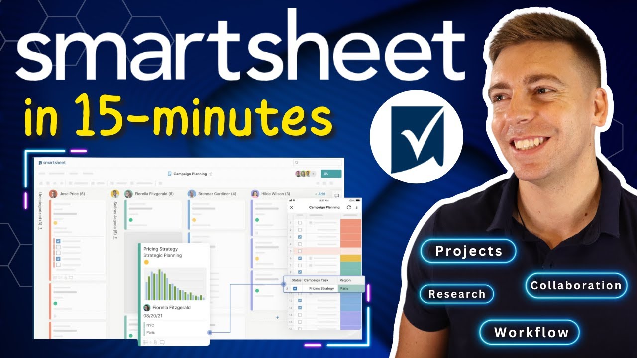 Smartsheet for Beginners | Spreadsheet-Based Project Management (Easy-to-follow Tutorial)