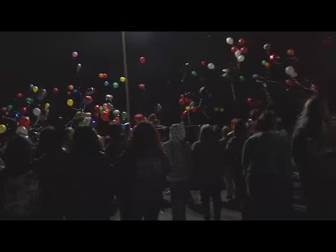 Balloon release held in honor of Lilly Thornburgh's 18th birthday