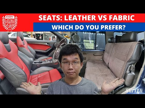 Leather vs Fabric Seats: Which is more comfortable? Easier to clean? | EvoMalaysia.com