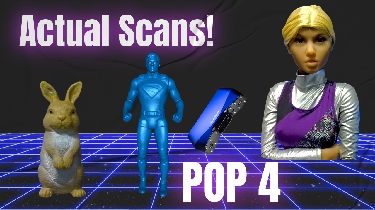 AI + 3D Gaussian Splatting in a $600+ 3D Scanner?! Revopoint POP 4 Tested