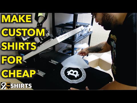 3 CHEAP Ways To Make Custom Shirts - RTE SHIRTS