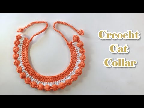 Crochet Cat Collar | Step by Step Tutorial