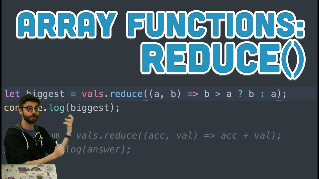 16.7: Array Functions: reduce() - Topics of JavaScript/ES6